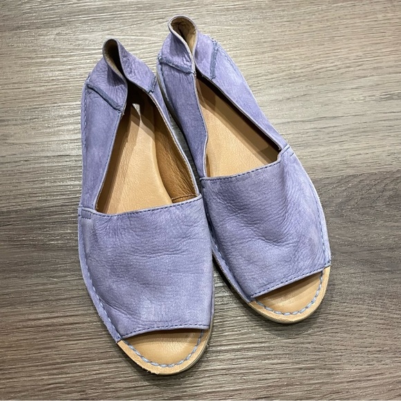 Coach | Shoes | Coach Lydia Pastel Purple Open Toe Loafer Flats Size 7b ...